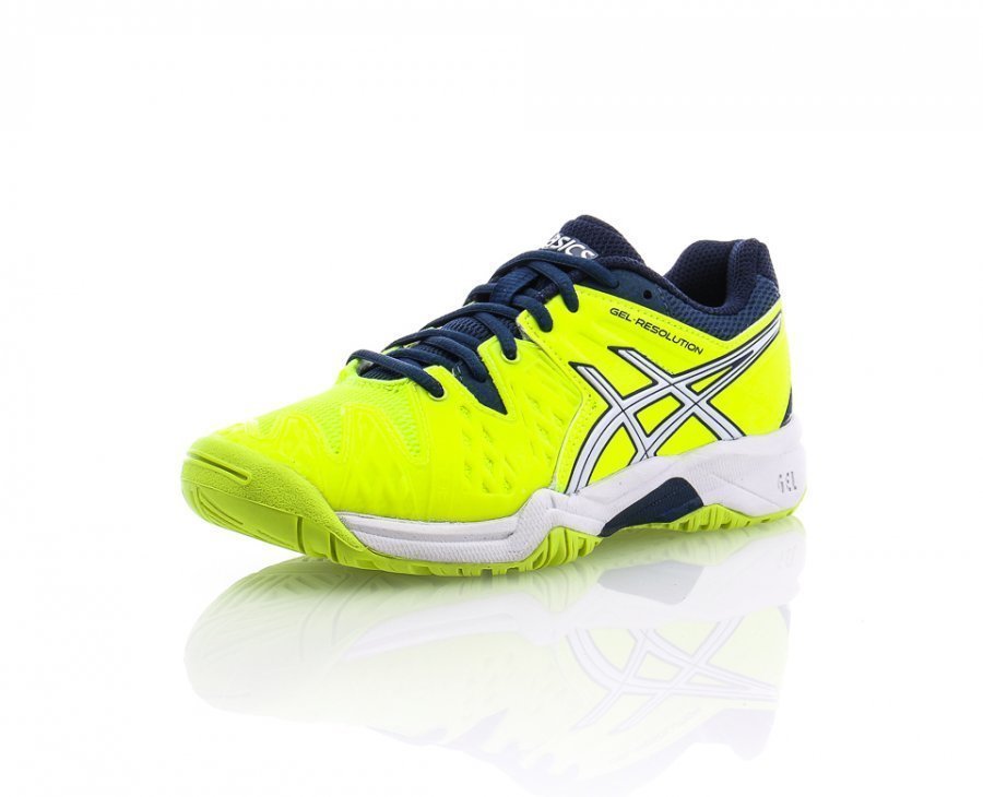 Asics Gel Resolution 6 Gs Tenniskengät Keltainen - Tenniskauppa.fi